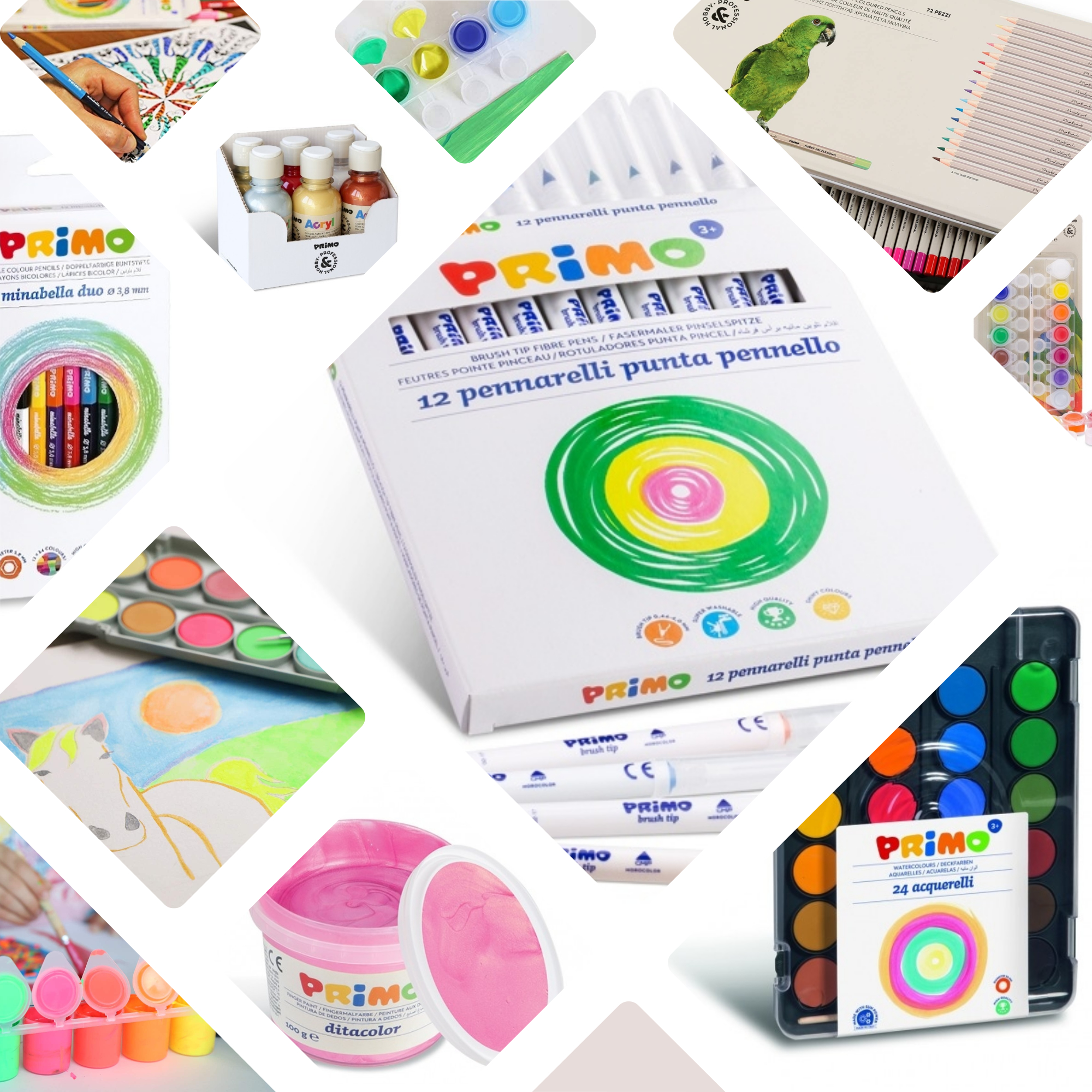 Nová značka Primo z Itálie - Krajina Omalovánek